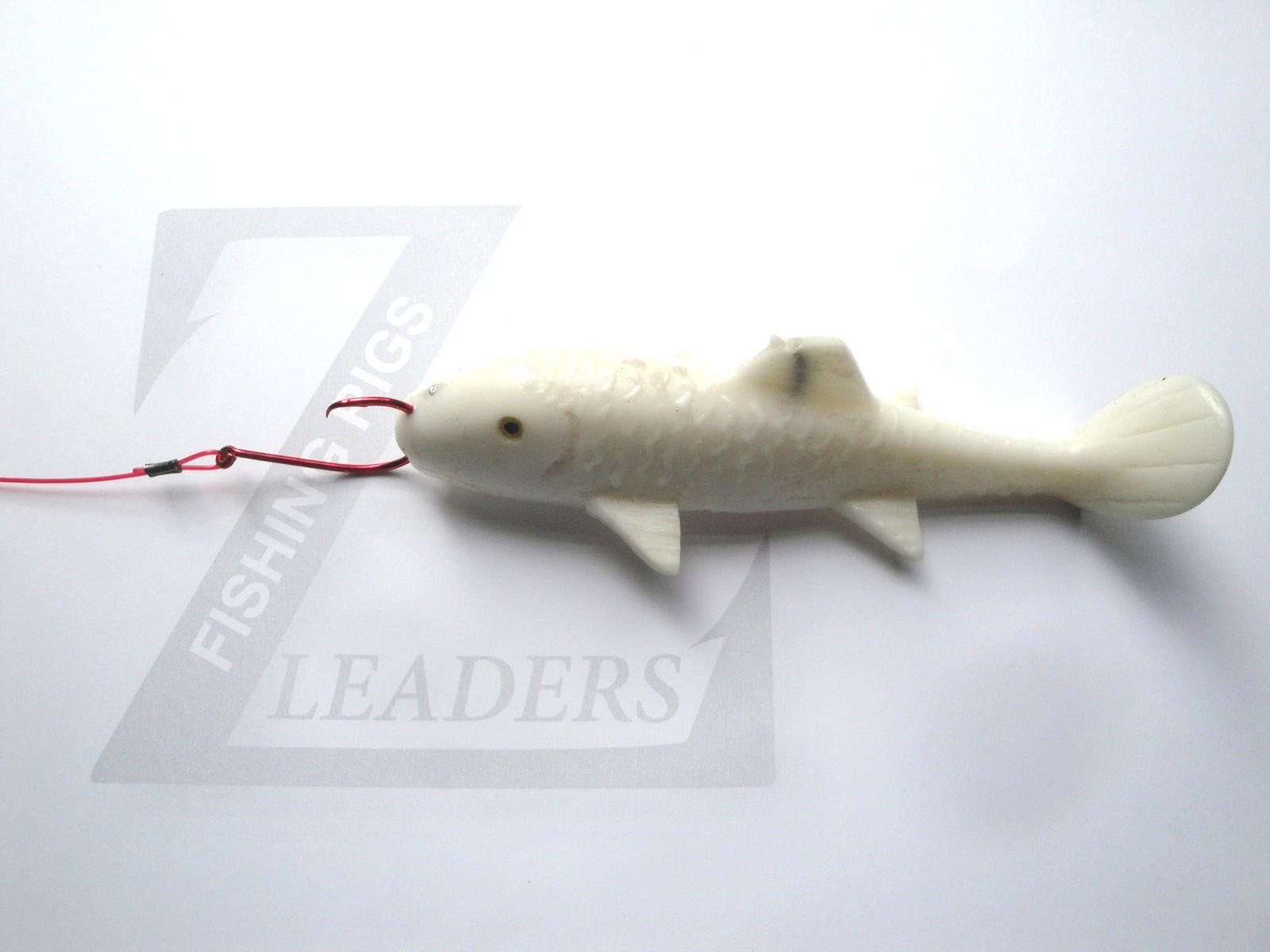 (2-PACK) SUPERBLEED MUSKY CIRCLE HOOK SUCKER RIGS - RED MONO - NON ...