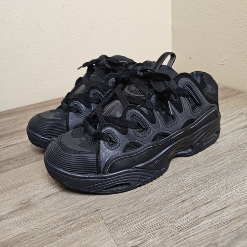 Osiris D3 2001 Skateboard Skate Shoes Mens Size 9.5 Triple Black Lace ...