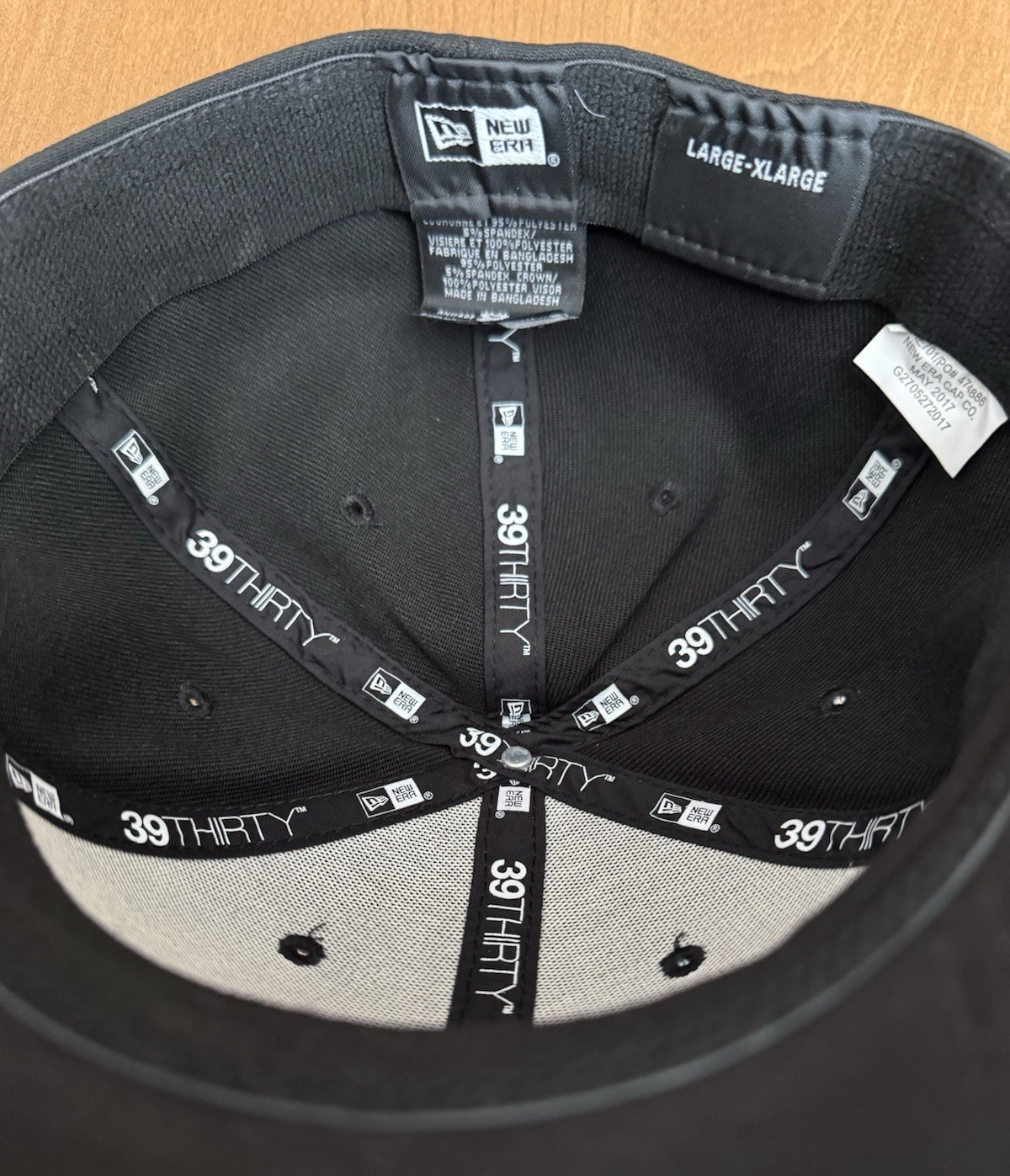 New Era NE701 39THIRTY Ballistic Stretch Fit Cap Black / Charcoal Size ...
