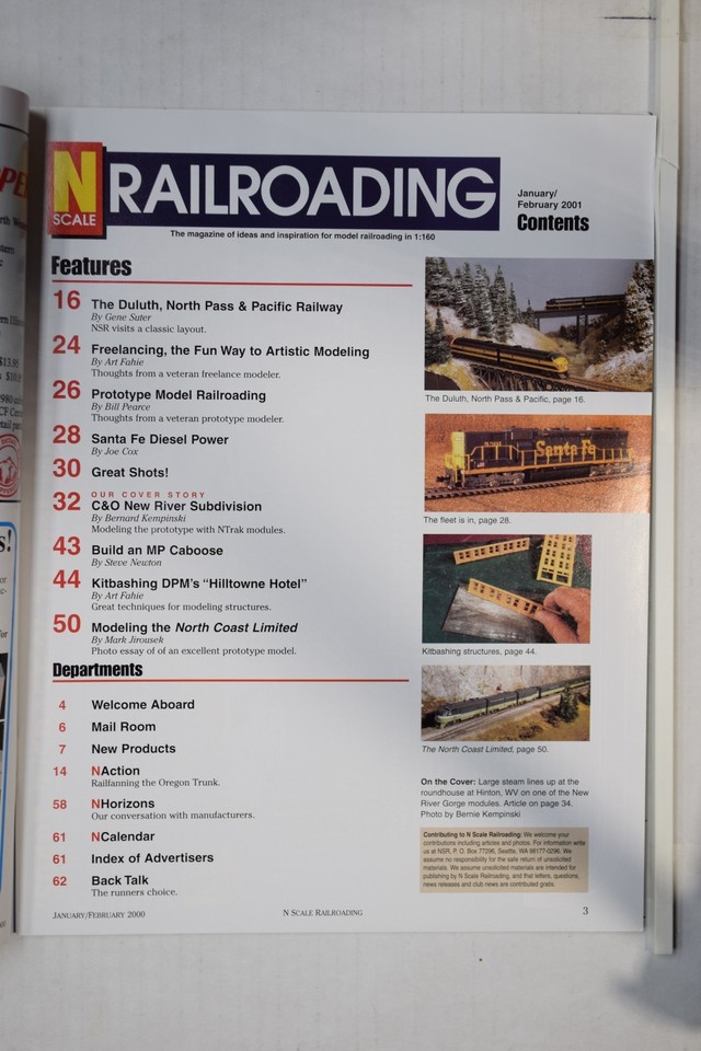 N Scale Railroading Magazine 2000 - 2020 EVERY ISSUE AVAILABLE sold ...