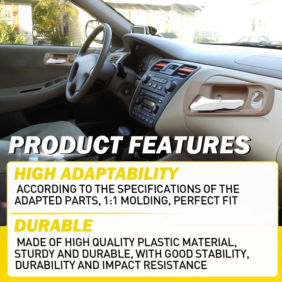 Front Pair LH Interior RH Door For Handle 1998-2002 Honda Accord 99-04 ...