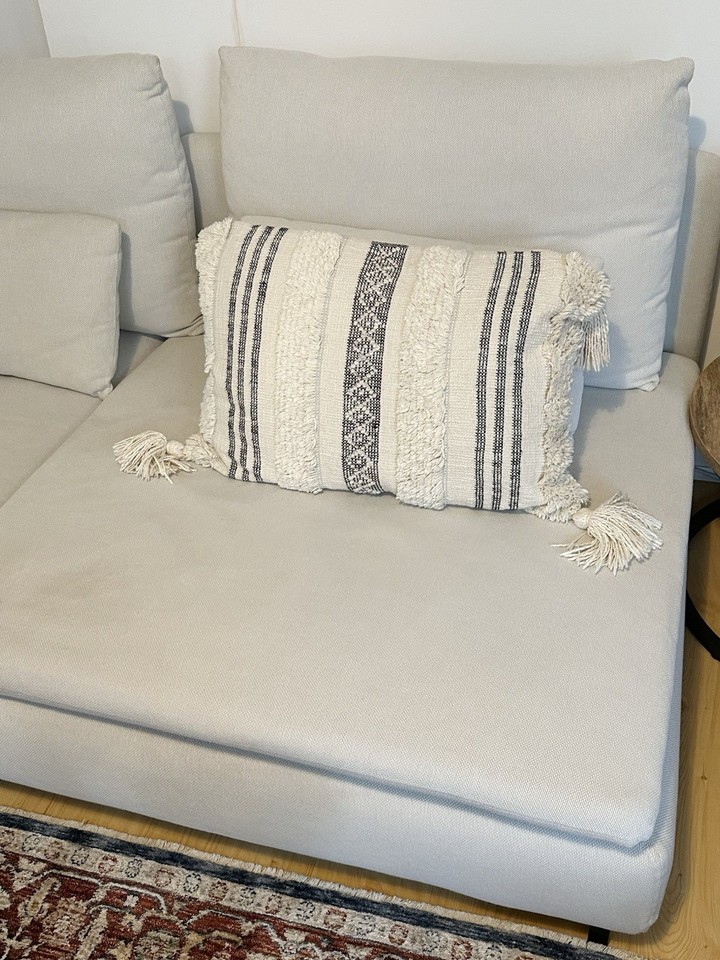 Iconic IKEA SODERHAMN Light Beige Modular Sofa Section Three seater ...