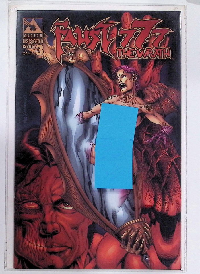 Faust 777: the Wrath #0-4 Variant Covers Lot of 18(Avatar Press 1998 ...