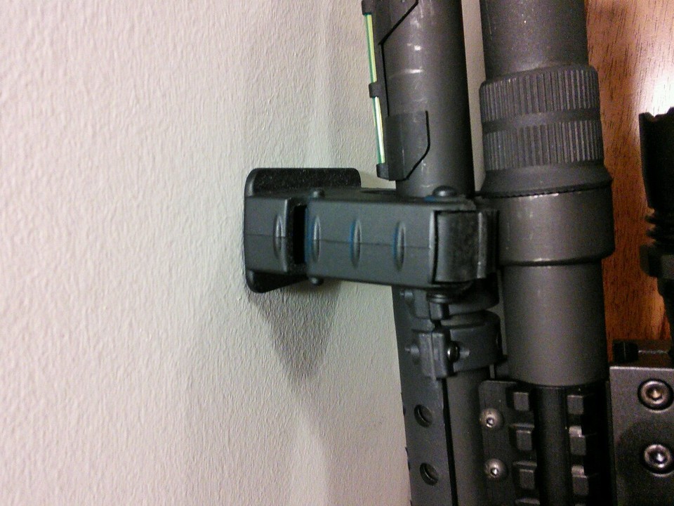 Shotgun Vertical Wall Barrel Rack Tactical Storage Mossberg 500 590 ...