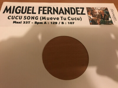 Miguel Fernandez Cucu Song (Mueve Tu Cucu) - Maxi 45T | eBay