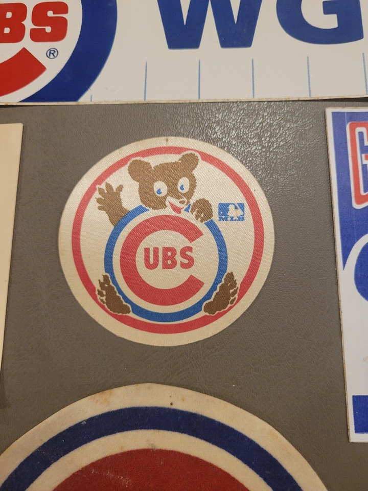 Lot of Vintage CHICAGO CUBS Stickers/Decals/Iron-on | eBay