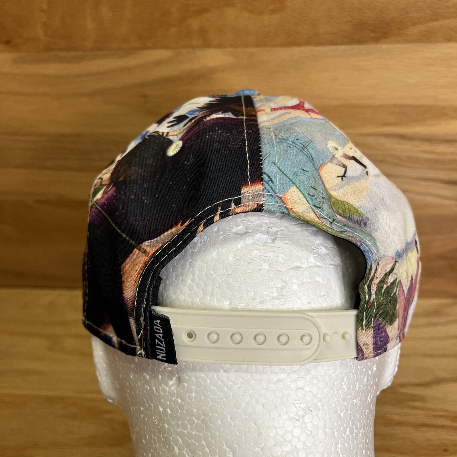 Nuzada Dinosaur SnapBack Hat Adult Artistic Cool Colorful Adult Cap One ...