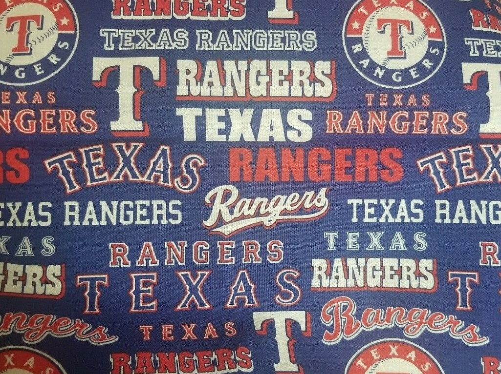 Fat Quarter Texas Rangers Cotton Fabric 22" x 18" LB | eBay