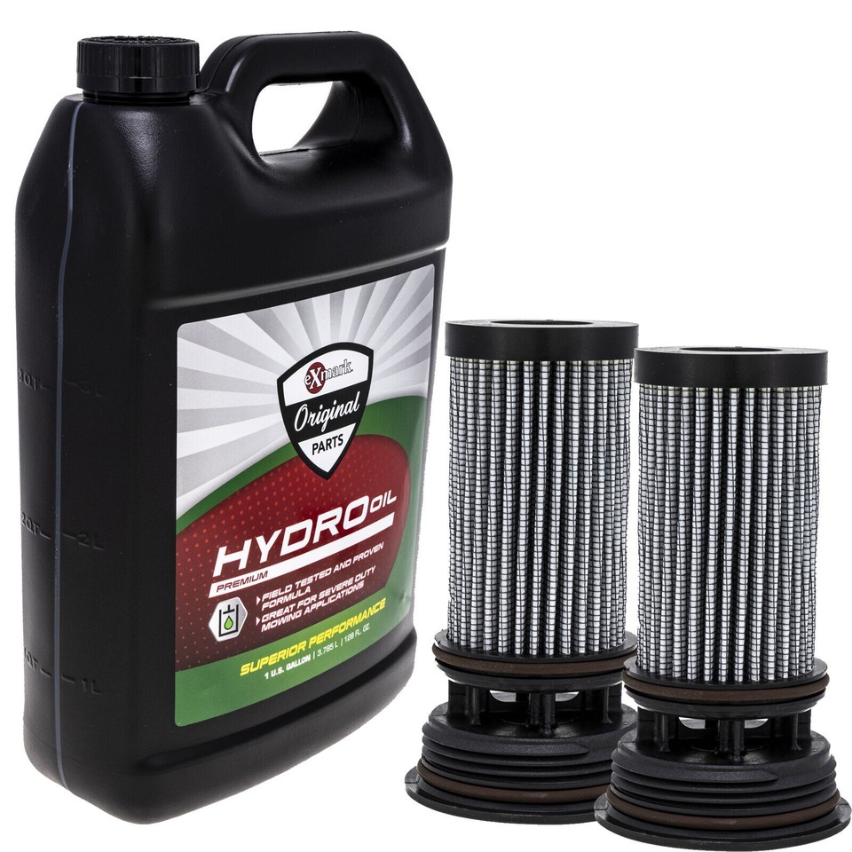 116-1218 Exmark Hydraulic Oil 1 Gallon and Filter Kit Lazer Z AS E S X ...