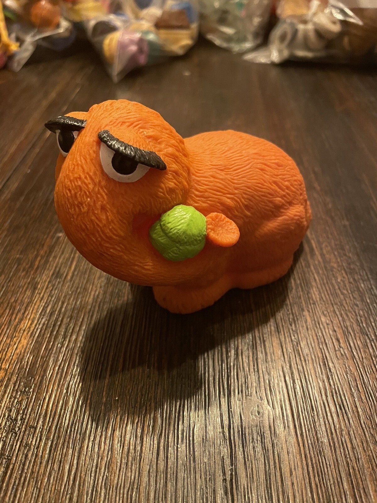 VTG Tyco Sesame Street Snuffleupagus Snuffy Lettuce Hard Plastic Figure ...