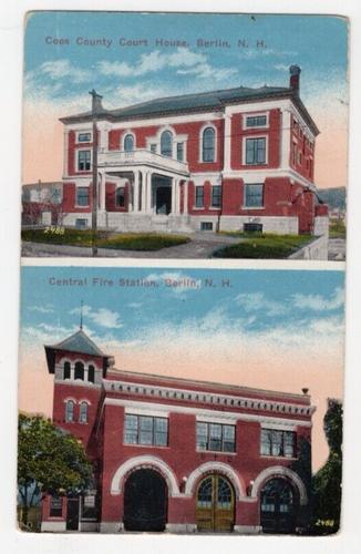 Coos County Court House & Central Fire Station Berlin HN New Hampshire ...