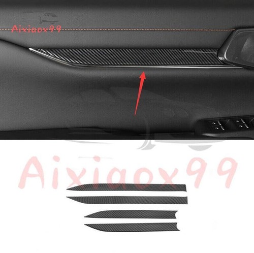ABS Carbon Car Inner Side Door Strip Cover Trim For 2024+ Ford Ranger ...