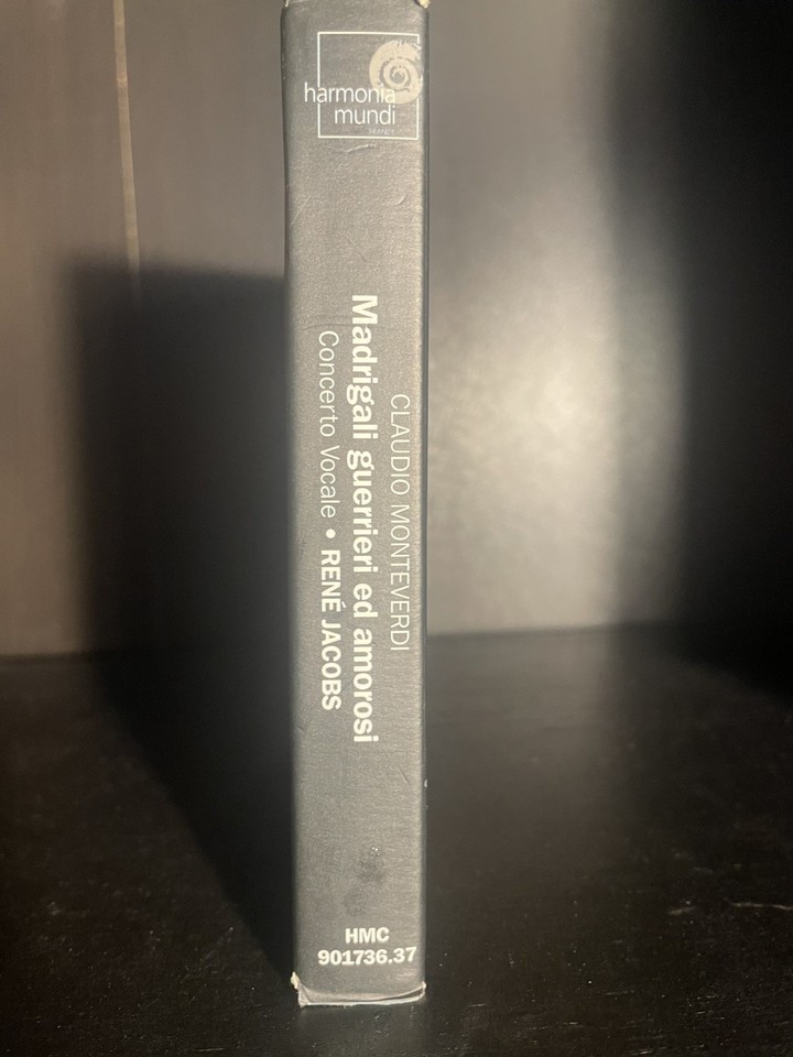 MONTEVERDI - MADRIGALI GUERRIERI ED AMOROSI RENE' JACOBS BOX 2 CD ...
