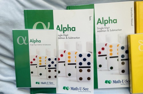 Math u see Alpha, Delta, Gamma and pre-algebra manual/ Dvd home ...