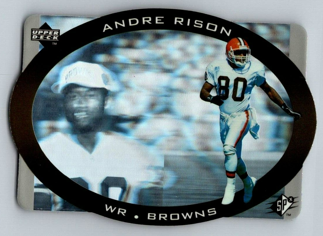 1995 NFL Upper Deck SPX Hologram Andre Rison #9 Cleveland Browns 95-SPx ...