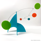 Retro Mod Sculpture - Mid Century Modern Style Kinetic Art Stabile Home ...