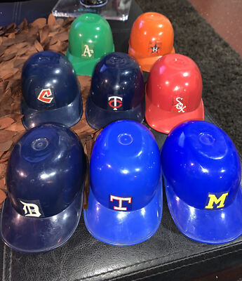 8 Mini Helmets MLB Baseball Sundae Bowls Vintage | eBay