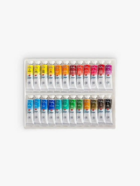 White Nights Watercolor paints in Tuby 24 colors, 10 ml Nevskaya ...