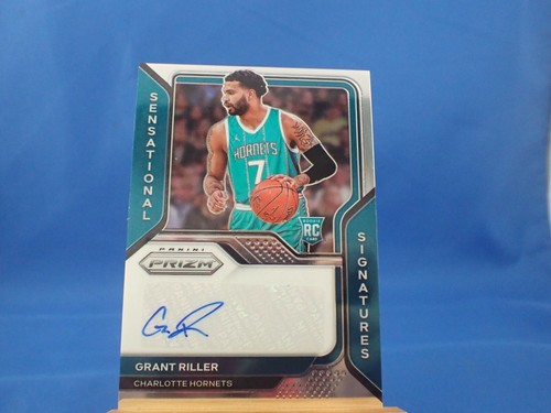Grant Riller Prizm 2020-21 RC Rookie Sensational Signatures Autograph ...