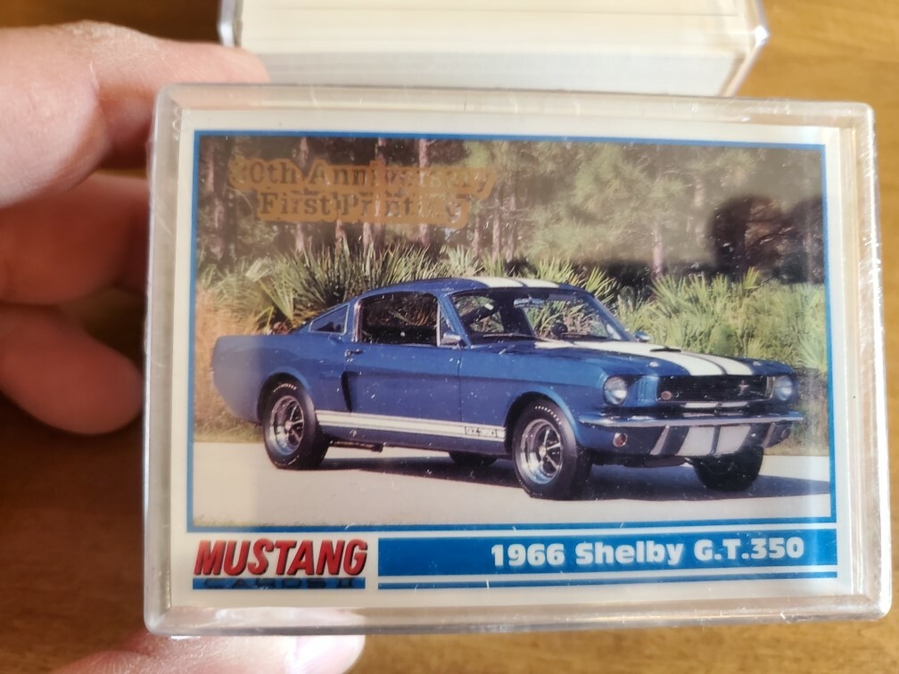 Mustang Cards Series II, Factory Sealed 1st Printing Complete 110 card ...