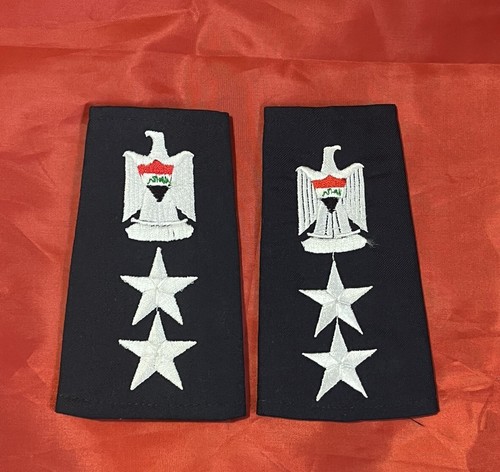IRAQ-IRAQI IP (COLONEL ) SOFT SHOULDER BOARDS RANKS, Blue/ White, Last ...