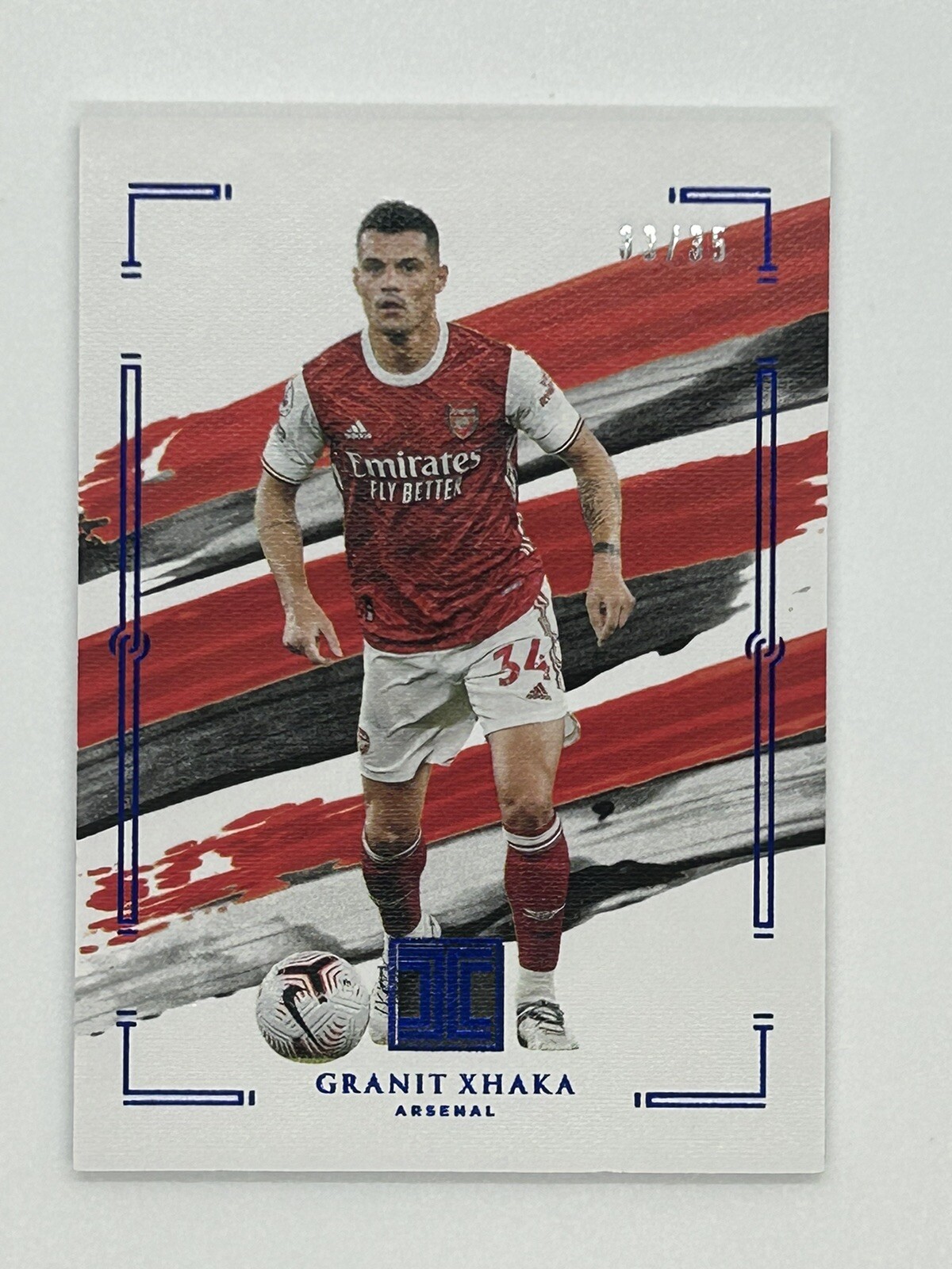Granit Xhaka 2020 Impeccable Premier League #1 Sapphire /35 Price Guide ...