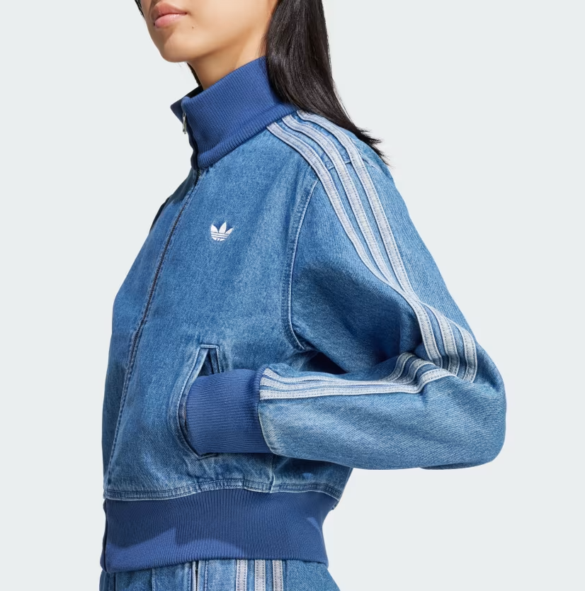 ADIDAS Originals Adicolor Denim Track Top For Women (Indigo Denim ...