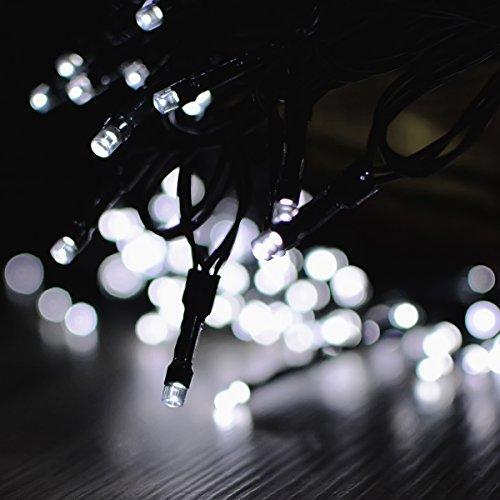 Lalapao 2 Pack Solar String Lights 72ft 22m 200 LED 8 Modes Solar ...