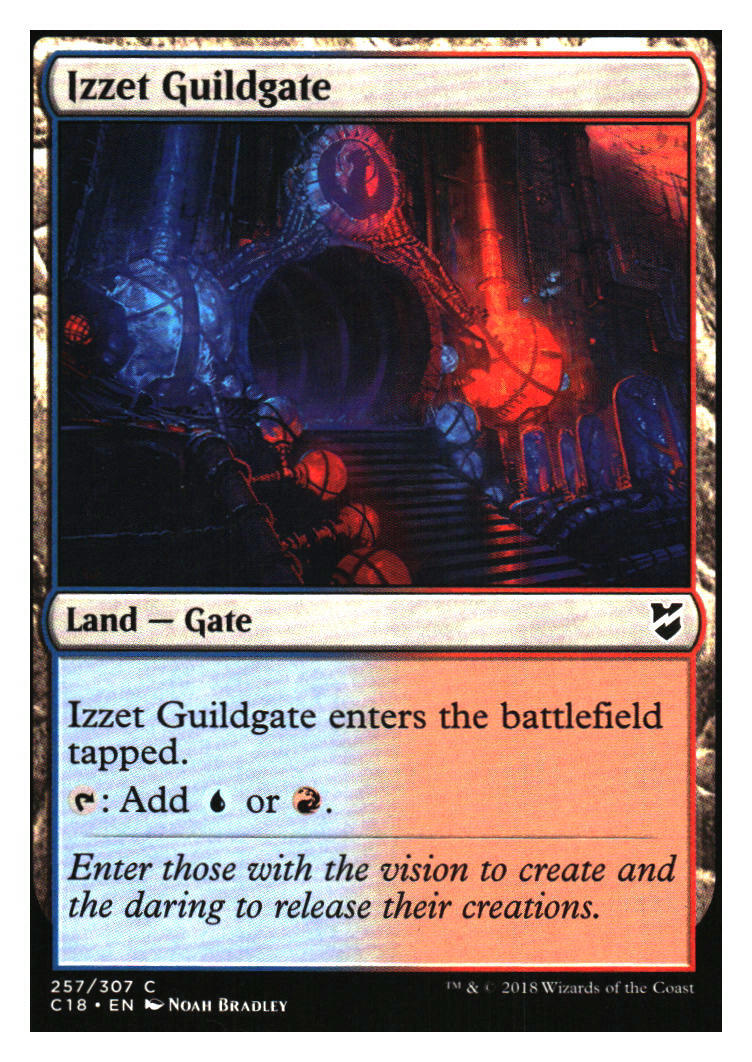 Izzet Guildgate Commander 2018 MTG - NM+ Mythic Relics | eBay