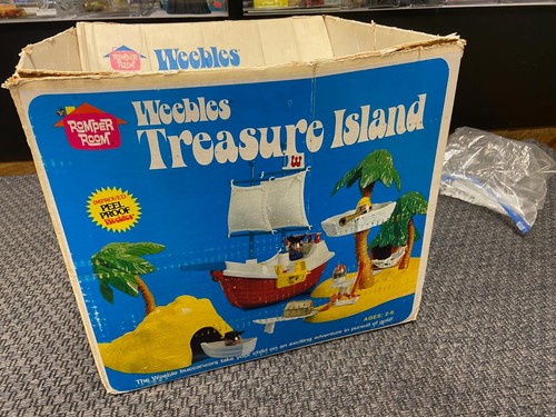 Vintage Weebles Treasure Island Pirate Ship in Box Romper Room 1975 | eBay