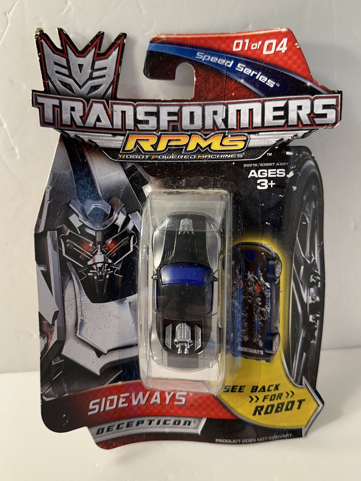 Transformers RPMs Sideways Decepticon Speed Series #1 2009 | eBay