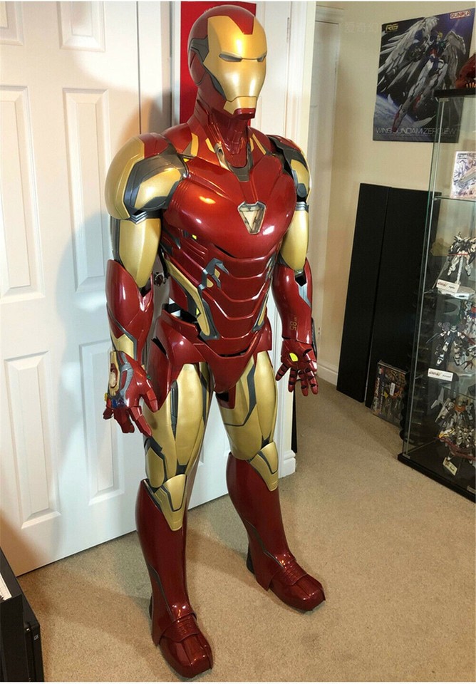 Iron Man Armor Wearable Suit EVA White Model Props COS Suit Wearable ...