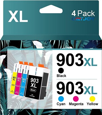 903XL High Yield Ink Cartridges Replacement for HP Ink 903xl Multipack ...