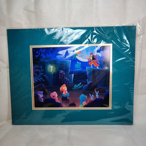 Disney Parks Peter Pan Print Captain Hook Mermaids Joey Chou ...