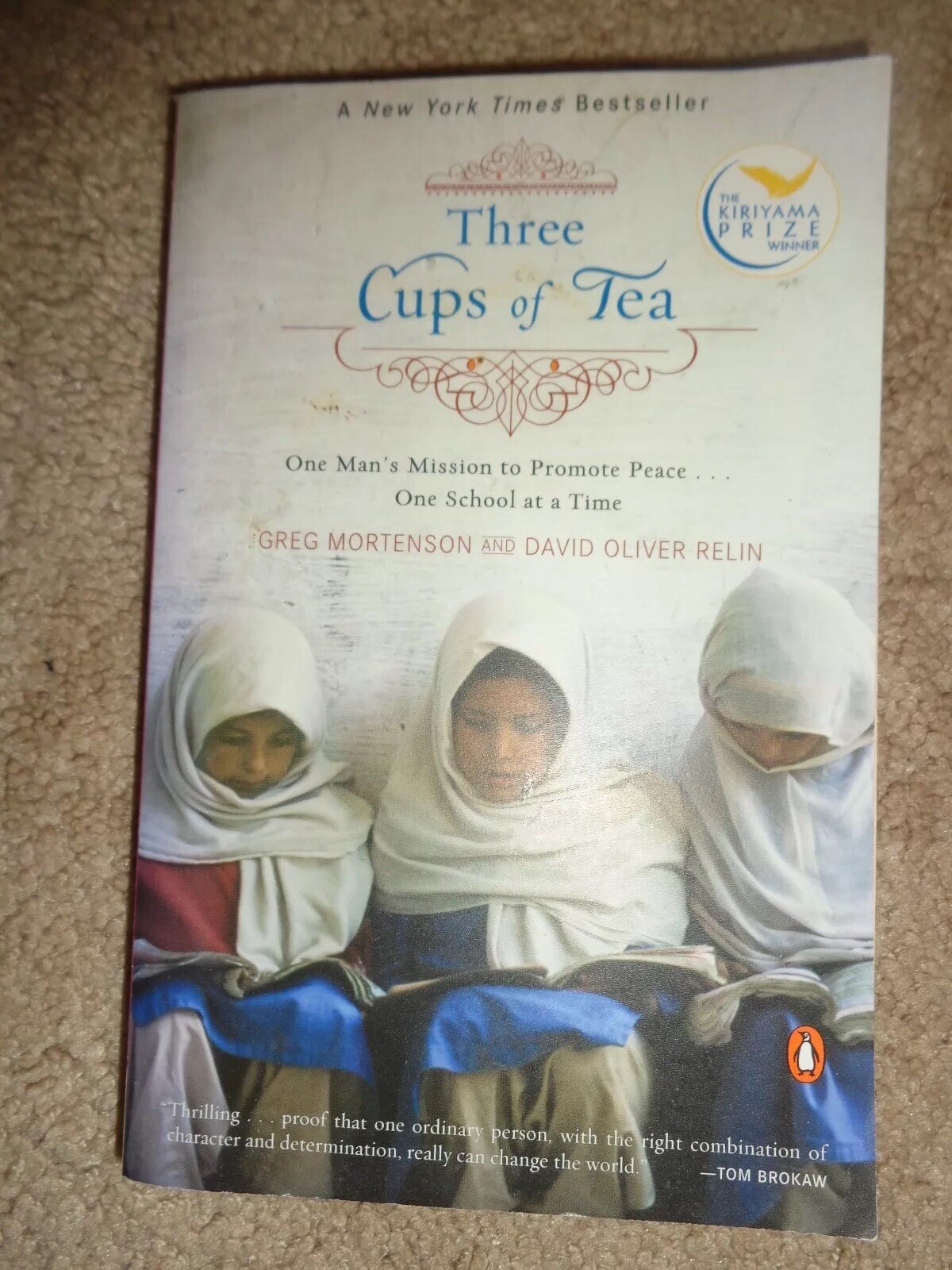 Three Cups of Tea by David Oliver Relin, Sarah Thomson and Sarah L ...