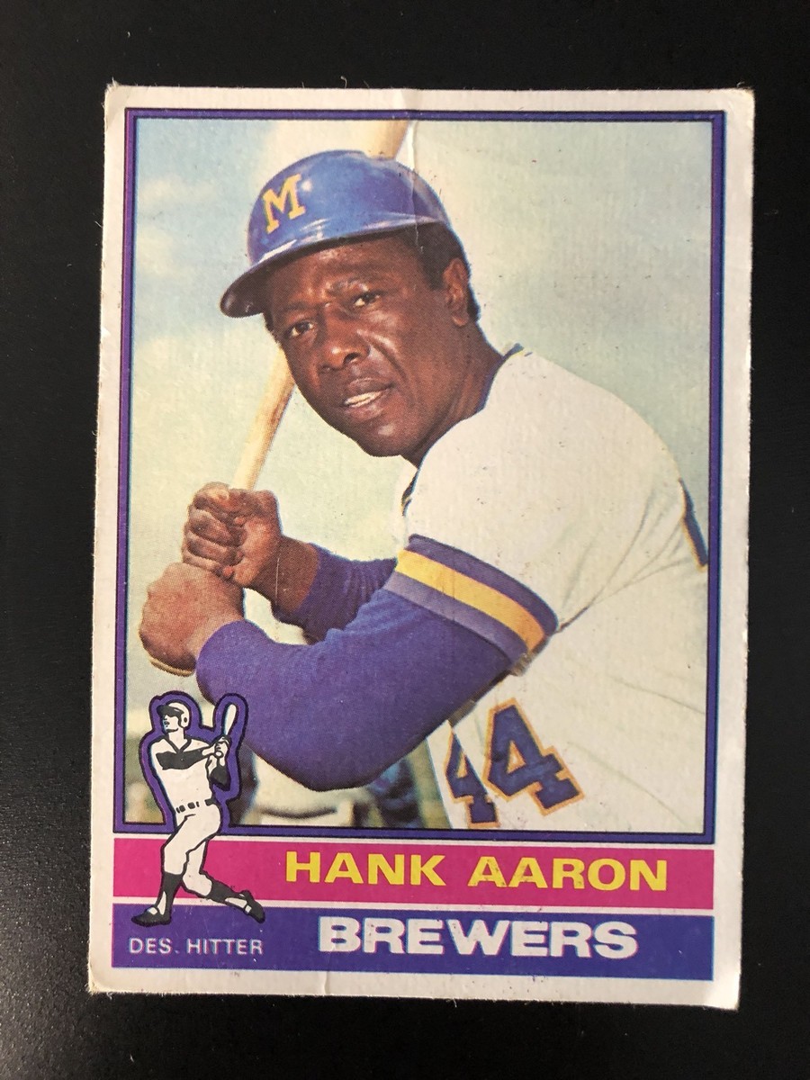 Hank Aaron Baseball Card 1976