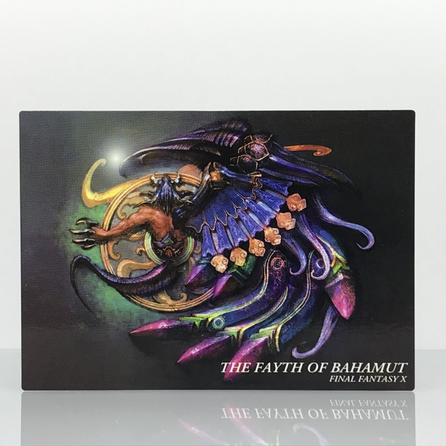 Final Fantasy Art Museum THE FAYTH OF BAHAMUT Collectable Card Anime ...
