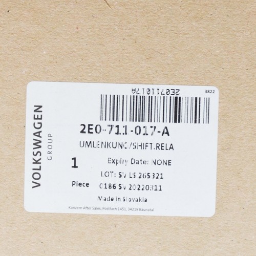NEW VOLKSWAGEN CRAFTER 2F MK1 SELECTOR MECHANISM RELAY 2E0711017A NO🇺🇸 ...