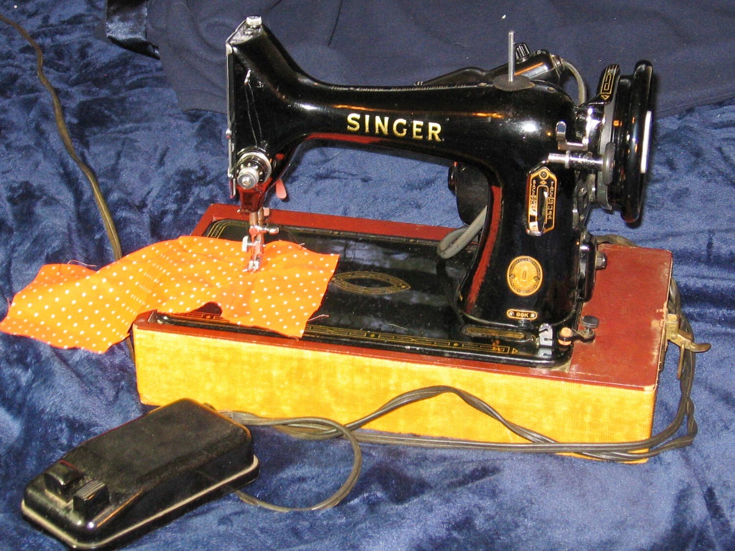 Singer 99K Sewing Machine/Case, Excellent Working Condition, 1954 | eBay