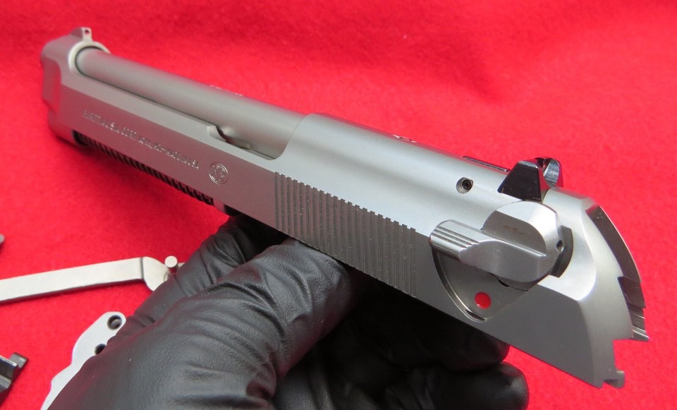 Beretta 92FS 92 FS 9mm Slide Barrel Parts Inox Stainless Steel Silver ...