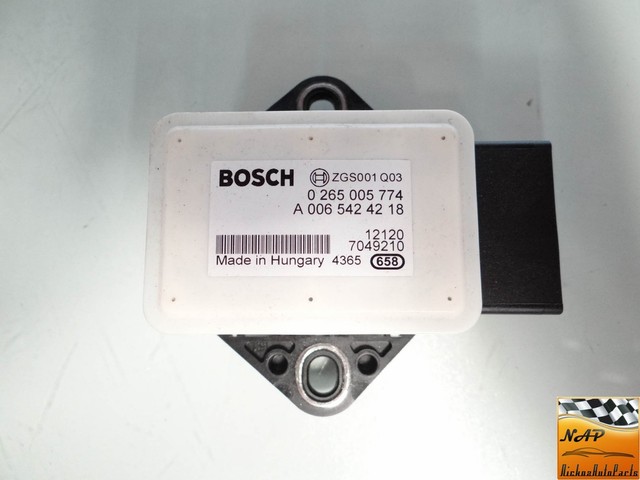 2013 Smart FORTWO Yaw Rate Sensor Control Unit Module A0065424218 OEM ...