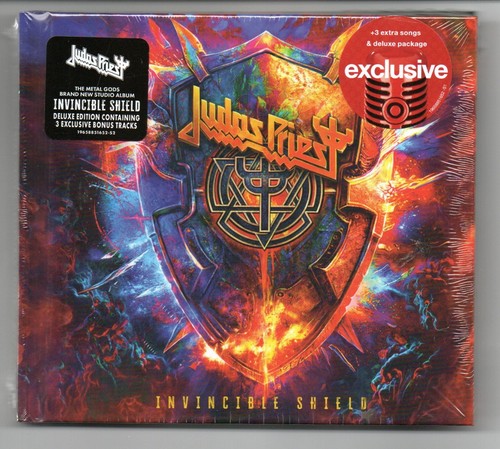 JUDAS PRIEST: INVINCIBLE SHIELD CD DELUXE TARGET EXCLUSIVE BONUS TRACKS ...