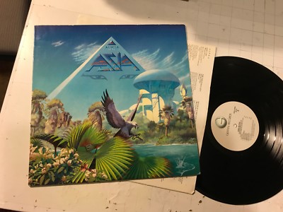asia alpha original vinyl album lp 1983 geffen w/lyric inner ghs4008 ...