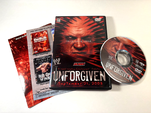 WWE: Unforgiven September 21, 2003 DVD RAW World Wrestling ...