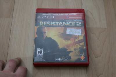 PS3 Resistance 2 Manual Game Disc and Case Original Artwork Greatest ...