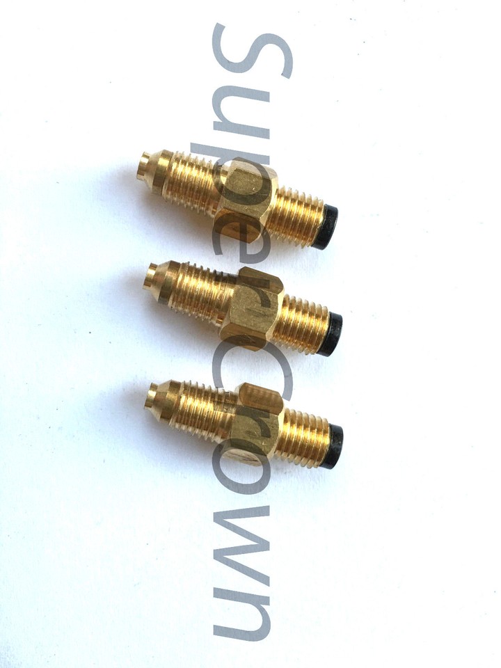 Pack of 3 Brass Lube Metering Check Valve 4mm Inline Connector PSS 4 ...