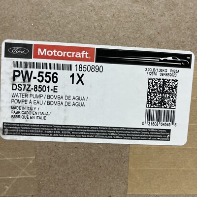 Genuine Ford Engine Water Pump Motorcraft PW-556, DS7Z-8501-E | eBay