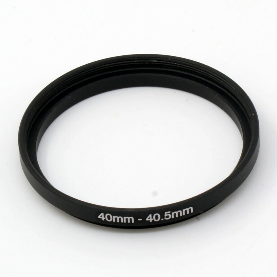 Metal Filter Adapter 40mm-40.5mm Step up Ring f/ 40mm to 40.5mm Female ...