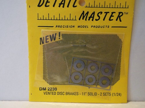 DETAIL MASTER DM-2230 1:24-25 SCALE VENTED DISC BRAKES 11" SOLID MOC ...