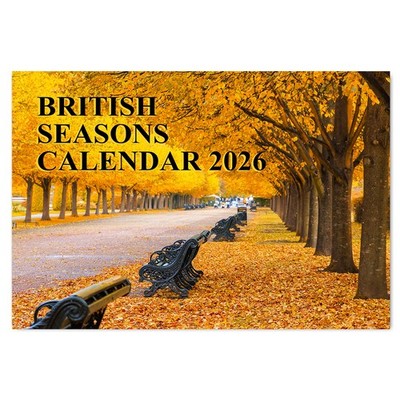2026 British Seasons Wall Calendar Monthly Planner Family Home ...
